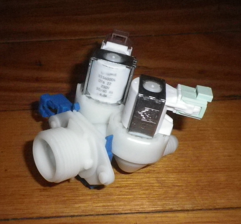 Dual Inlet Valve with Flowmeter suits AEG LWX9A9613C Washer Dryer - Pa ...