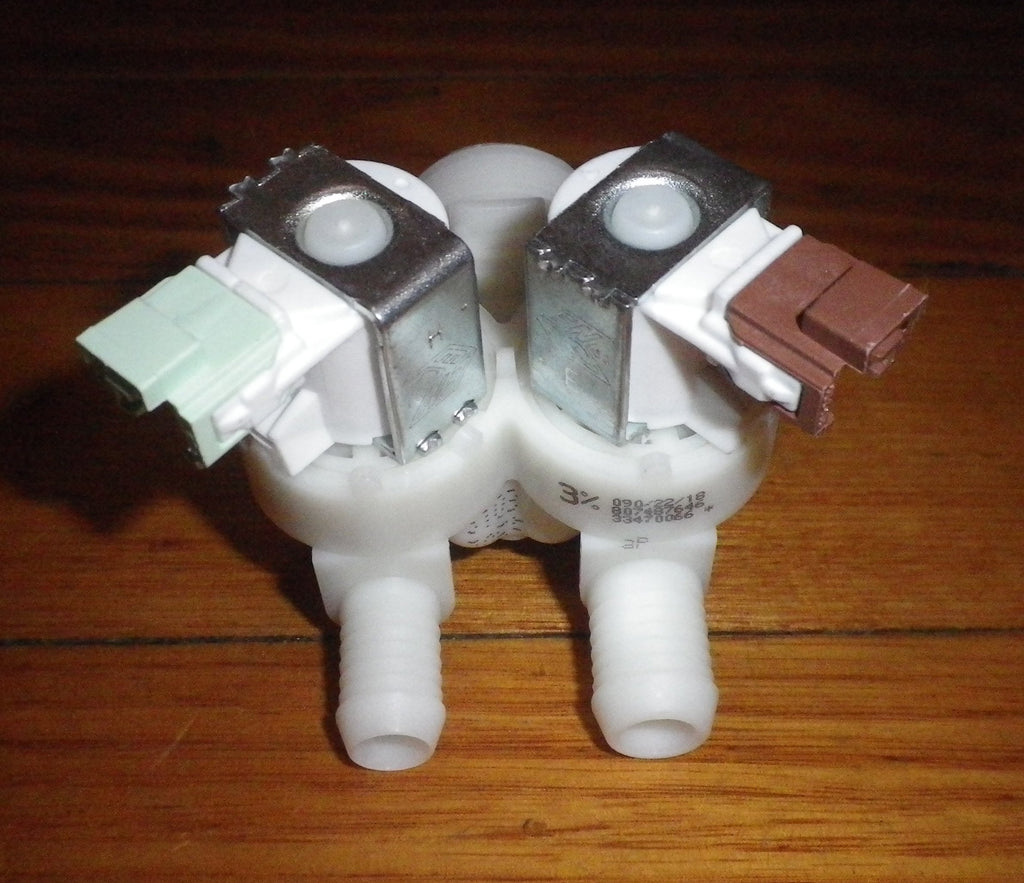 Dual Inlet Valve with Flowmeter suits AEG LWX9A9613C Washer Dryer - Pa ...
