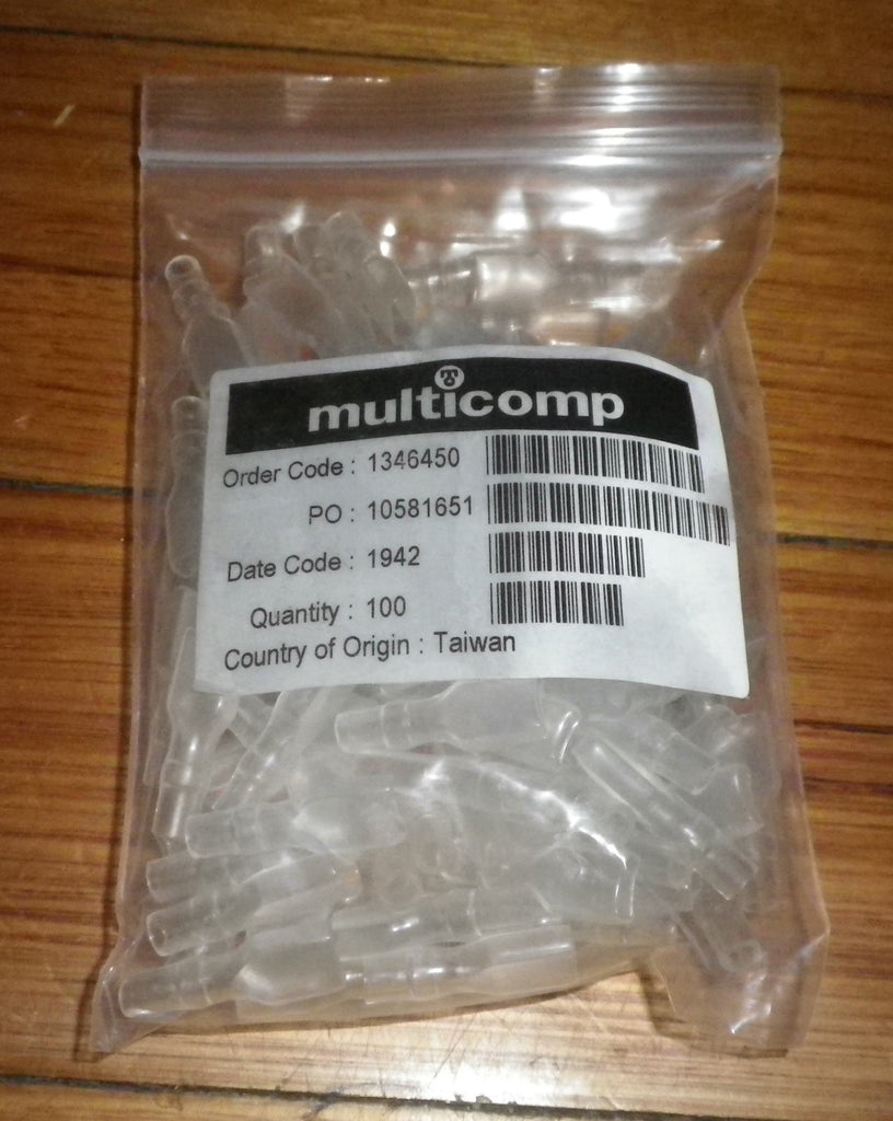 6.4mm Female Spade Terminal PVC Covers (Pkt 100) - Part # 1346450 ...