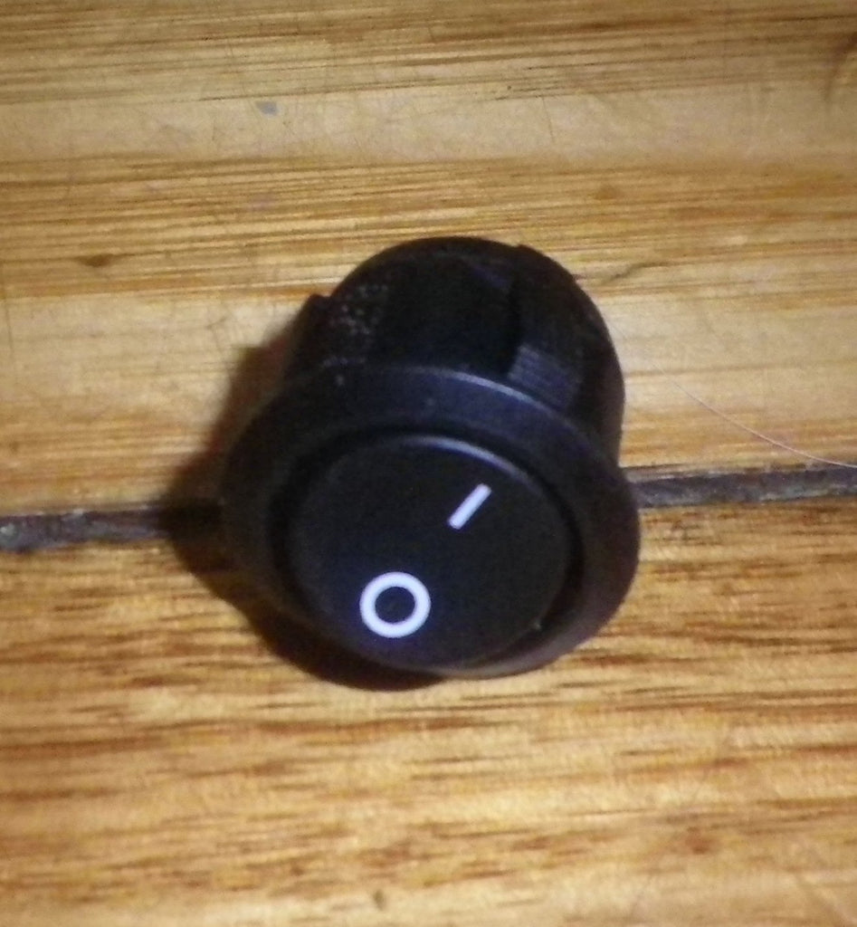 General Purpose Arcoelectric SPST Round Rocker Switch - Part No. 314-4 ...