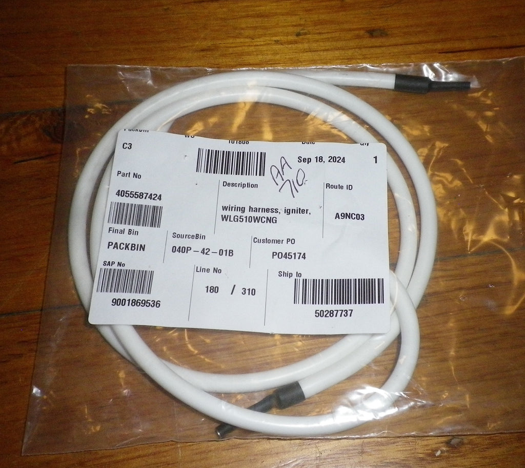 Chef, Simpson, Westinghouse 1100mm Oven Ignition Lead - Part # 4055587 ...