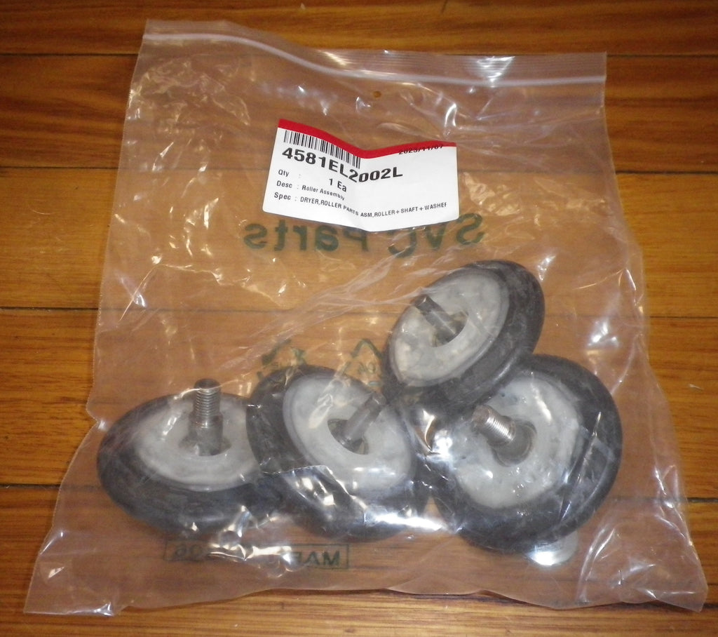 LG Condensor Dryer Drum Rollers (Pkt 4) - Part # 4581EL2002L | Allfix ...