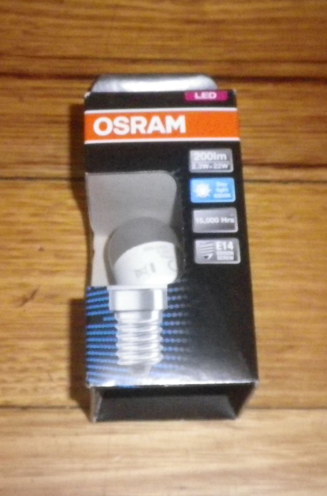 Osram LED Daylight Fridge Globe 2.3Watt SES Miniature Pilot - Part # 5 ...
