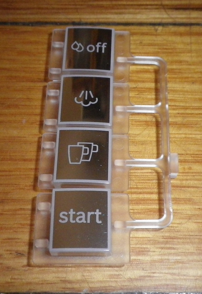 Bosch VeroCafe LattePro Coffee Machine Pushbutton Strip - Part # 62382 ...