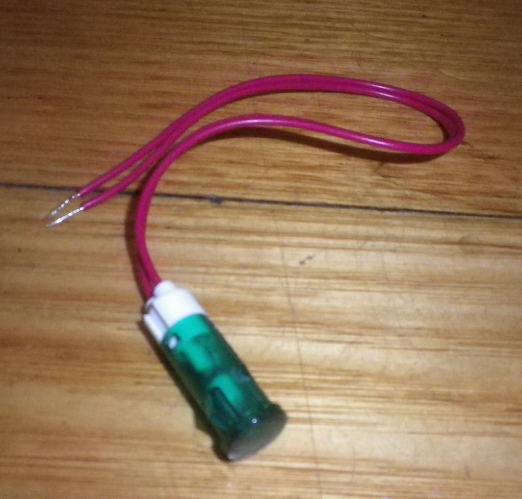 Universal 10mm Round Green Neon Indicator Light with Wires - Part # A2 ...