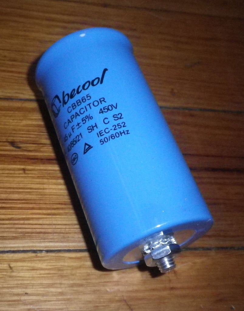 45uF 450Volt Motor Start Capacitor with Stud - Part # CAP045ASP ...