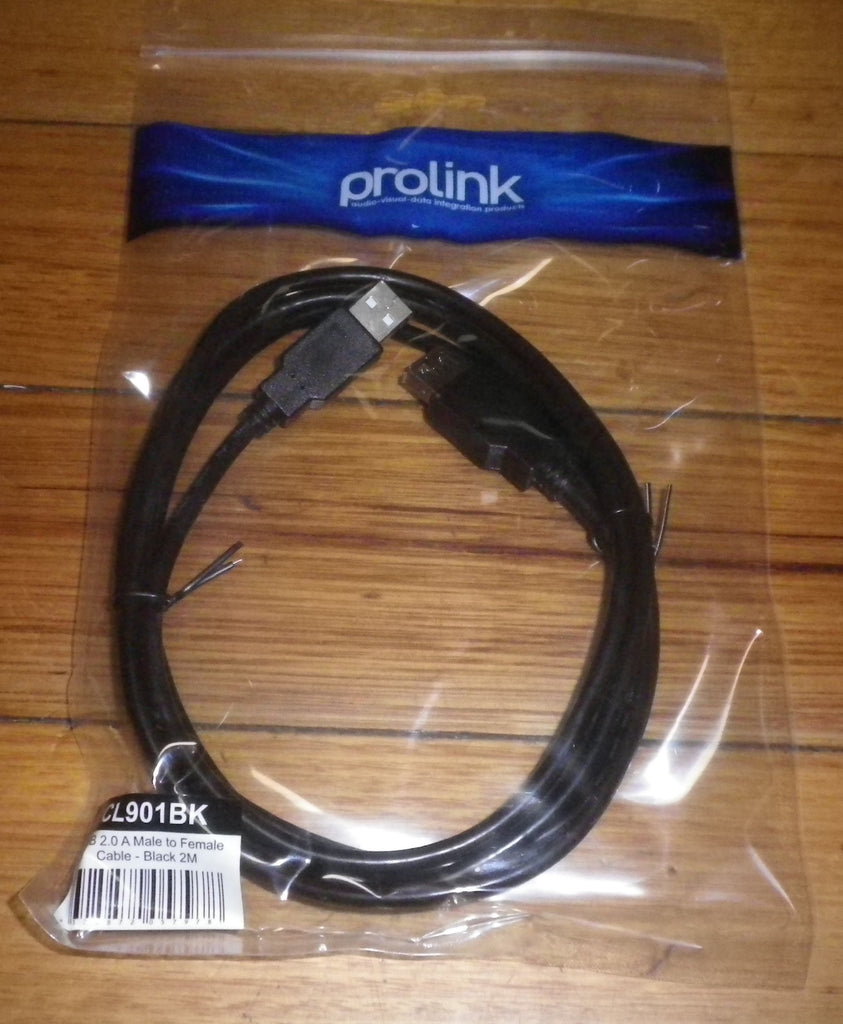Computer Lead - USB-A Male to USB-A Female - 2metre - Part # CL901BK ...