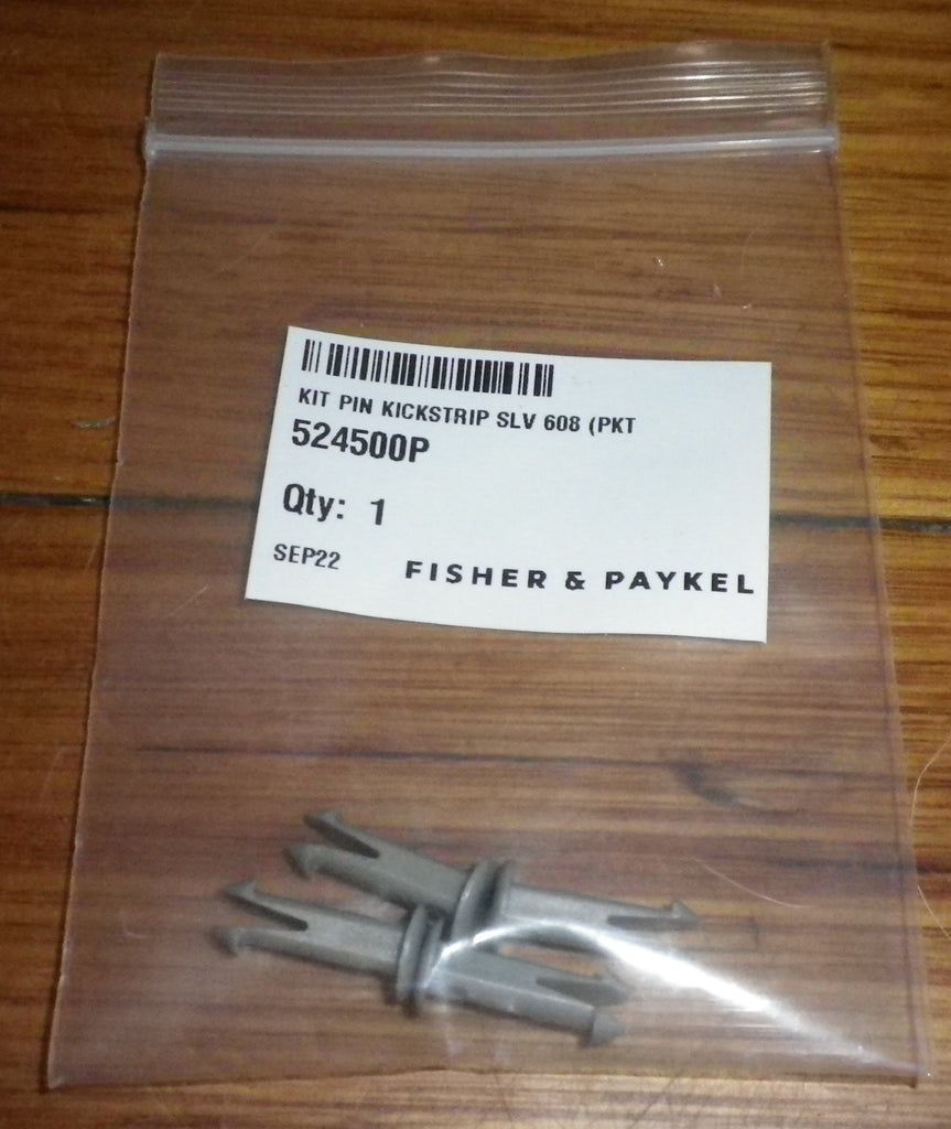 Fisher & Paykel Dishdrawer 608 Series Silver Kickpanel Pin Kit (Pkt 4 ...