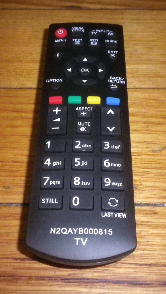 Panasonic LED/LCD CTV Compatible Remote Control - Part # N2QAYB000815 ...