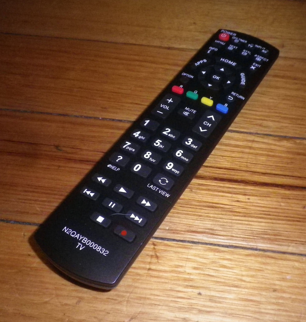 Panasonic Viera LCD, LED CTV Compatible Remote Control - Part # N2QAYB ...