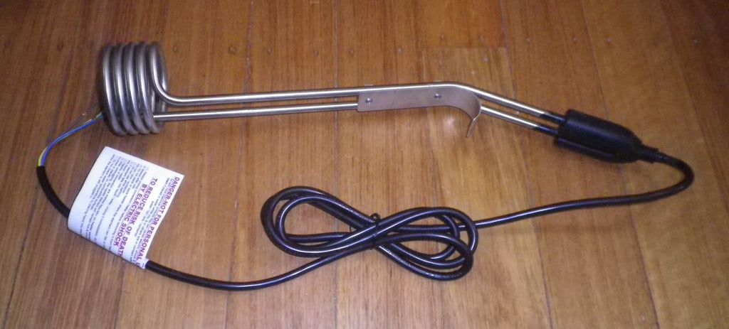 2400Watt 240VAC Handheld Industrial Immersion Heating Element (No Plug ...