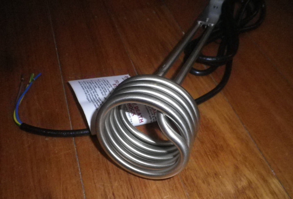 2400Watt 240VAC Handheld Industrial Immersion Heating Element (No Plug ...