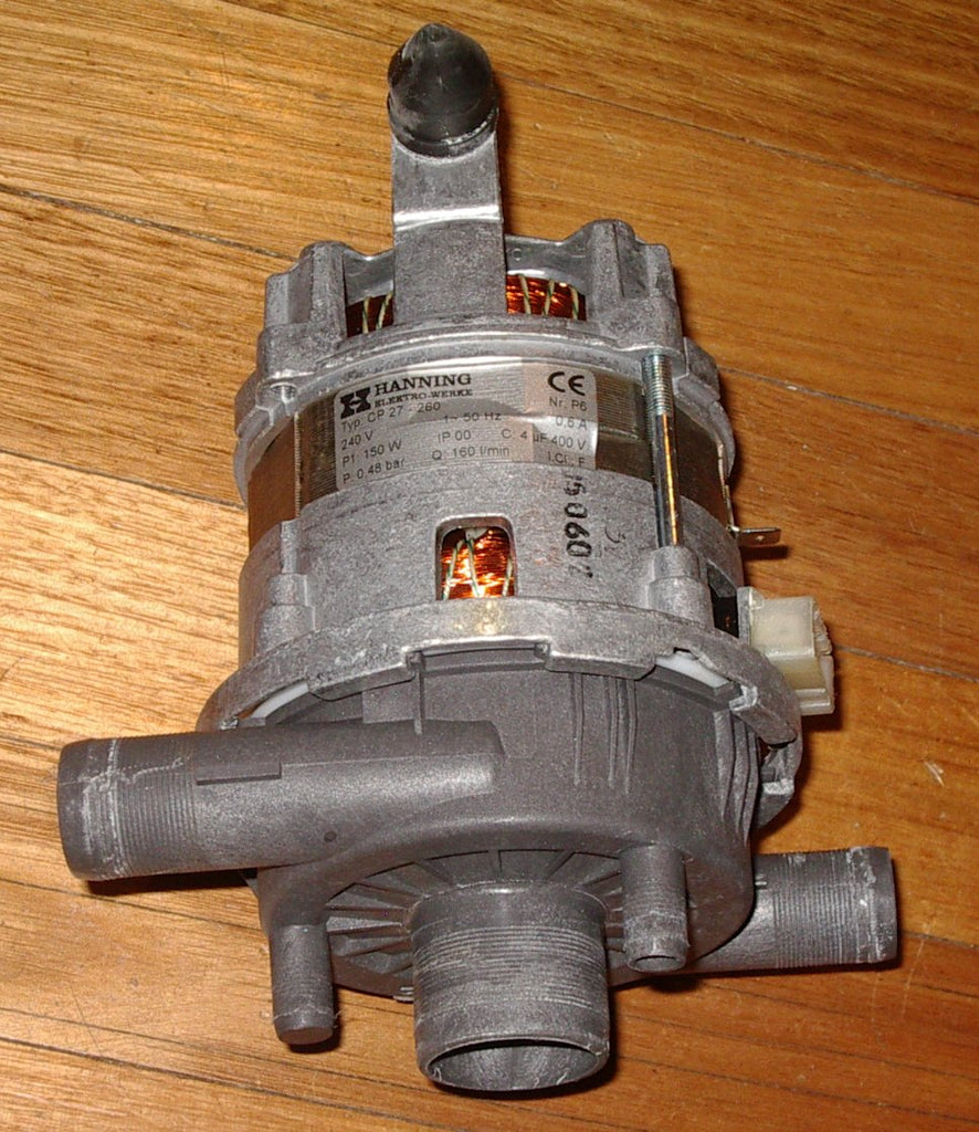 Dishlex Global DX300WA Hanning Wash Pump Motor Assembly - Part # 02144 ...