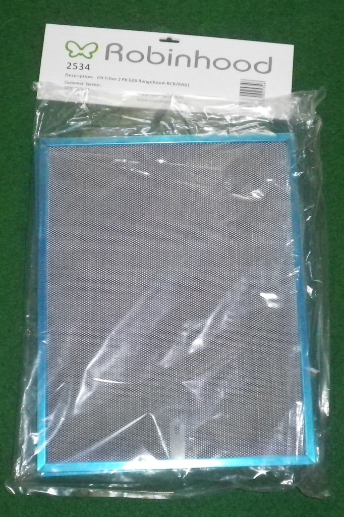 Robinhood RCA2AI6, RCB2AH6, RA61 Rangehood Carbon Filter (Pkt 2) - Par ...