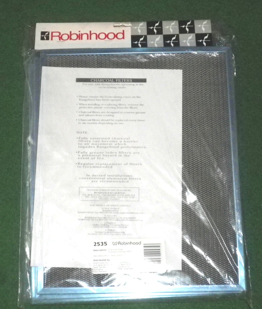 Robinhood RA91WH Rangehood Carbon Filter (Pkt 3) - Part # 2535 | Allfix ...