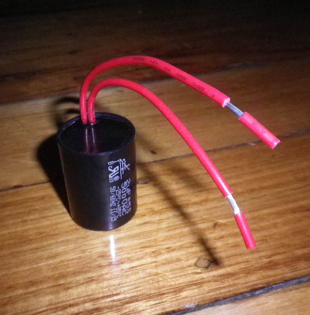 2uF 500Volt Motor Run Capacitor with Wires - Part # 2SMR500 | Allfix ...