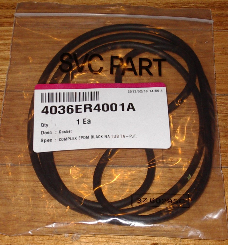 LG Front Loader Outer Tub Shell Gasket - Part # 4036ER4001A | Allfix ...