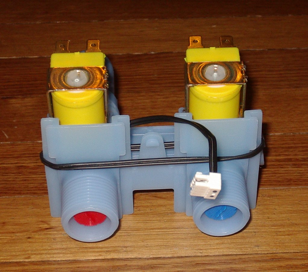 Fisher & Paykel GW512, GW612, GW712 24Volt Dual Blue Inlet Valve Part ...