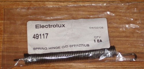 Early Type Chef, Regency VSA Oven Door Hinge Spring - Part No. 8584911 ...