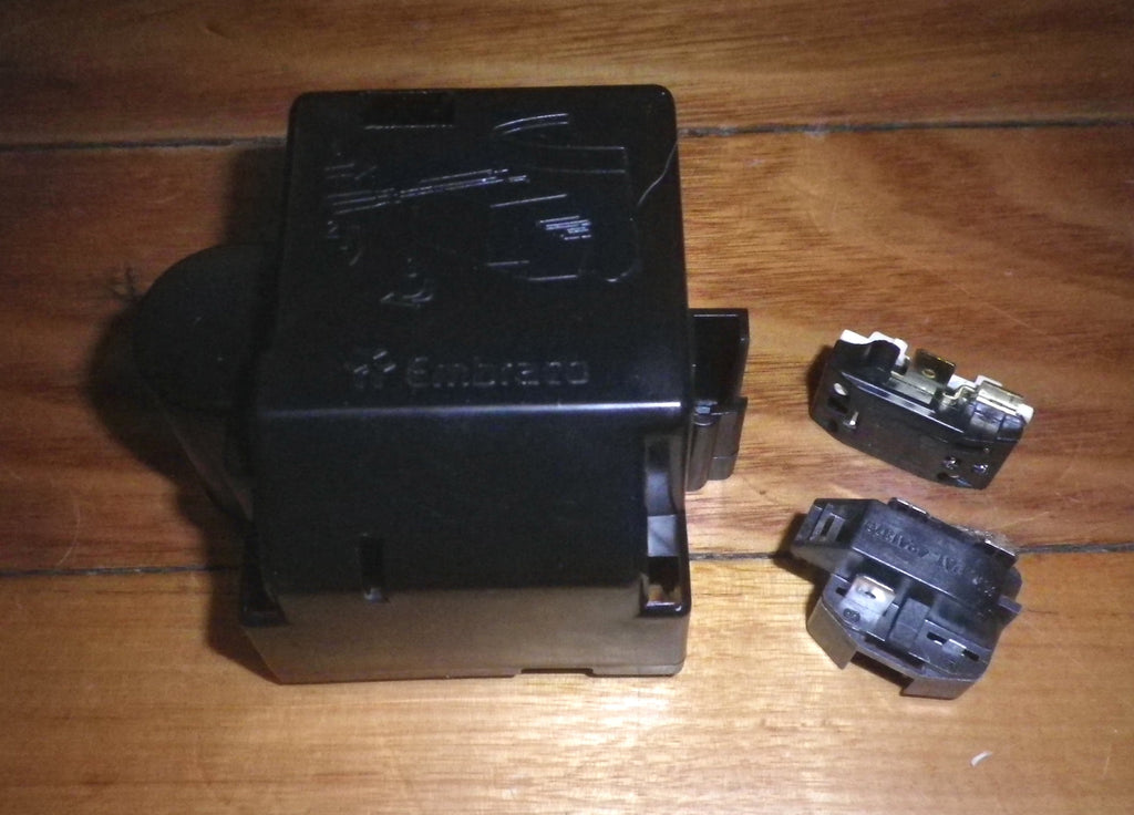 Bosch Fridge Compressor PTC Start Relay & Overload Kit for Embraco EGY ...
