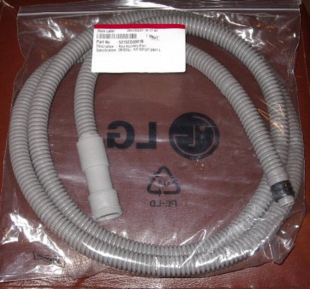 LG 2.0metre Dishwasher Outlet Hose - Part # 5215ED3001J | Allfix Electrical