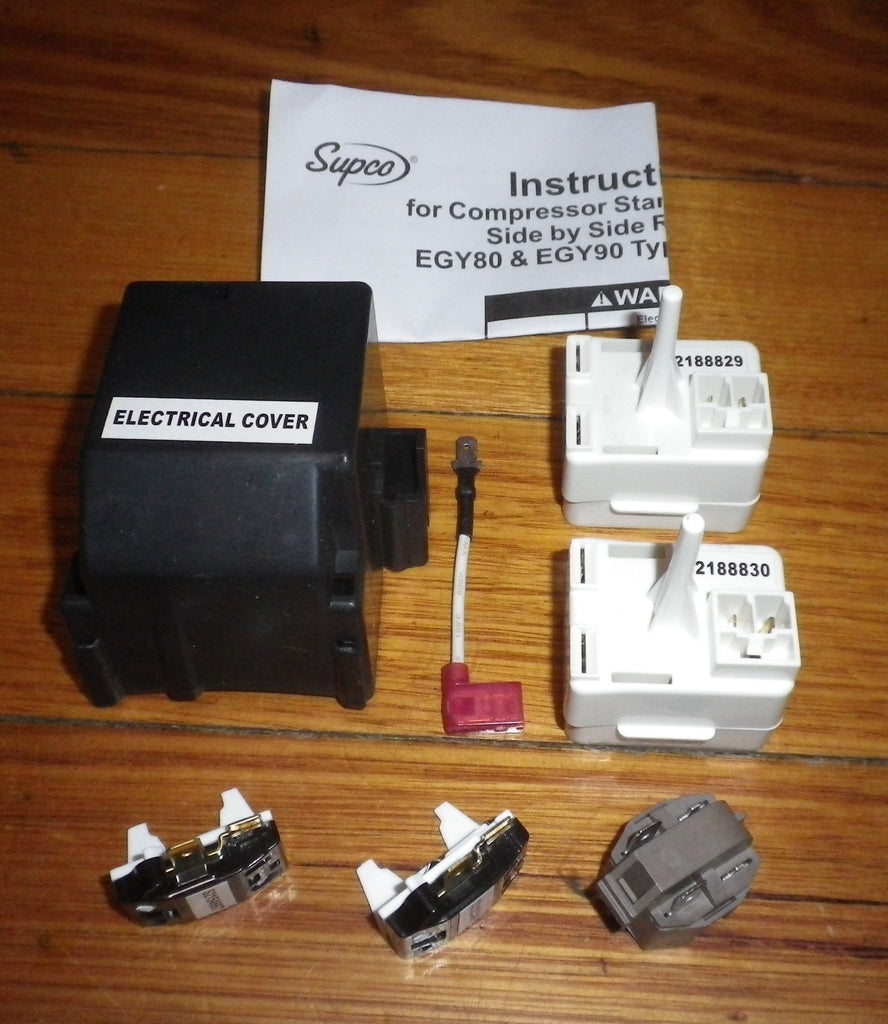 Supco Whirlpool, Amana Compatible Fridge Compressor PTC Relay & Overlo ...