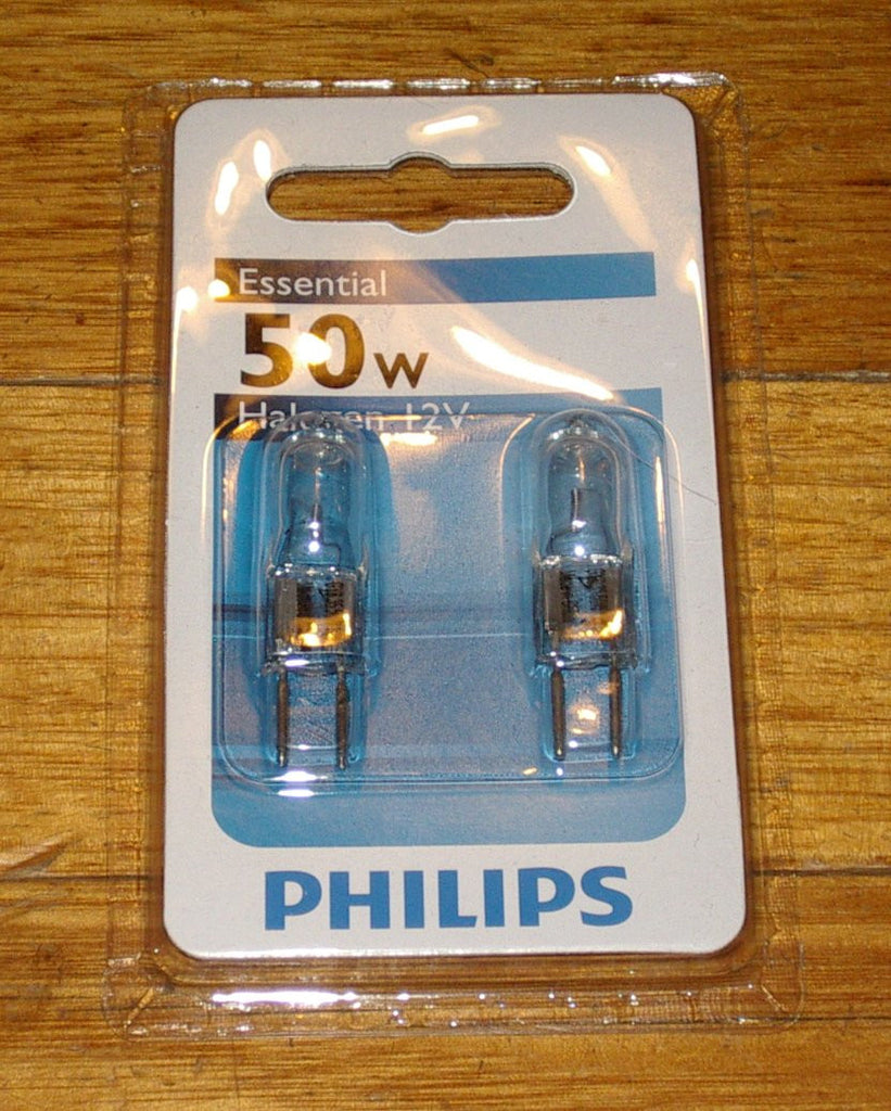 50Watt 12Volt Halogen Wedge Globe with GY6.35 Base (Pkt 2) - Part # 83 ...