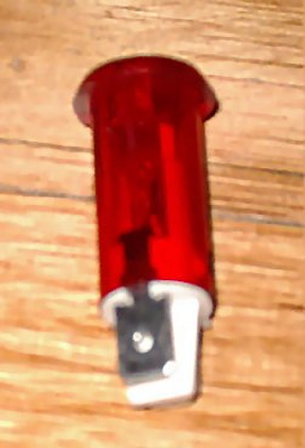 Universal Round Red Neon Indicator Light - Part # A29A | Allfix Electrical