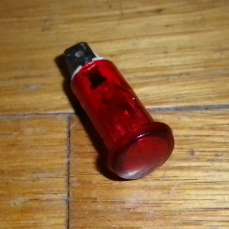 Universal Round Red Neon Indicator Light - Part # A29A | Allfix Electrical