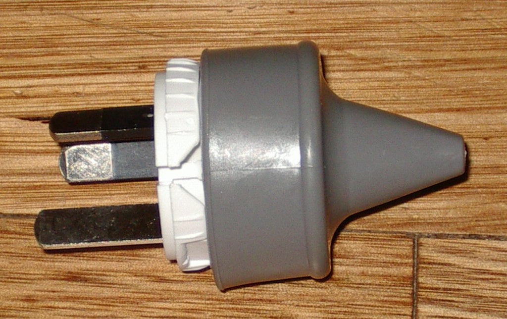 Grey 2pin 10Amp 240V Mains Plug Tops (Qty 20) - Part # ACP2123-20 ...