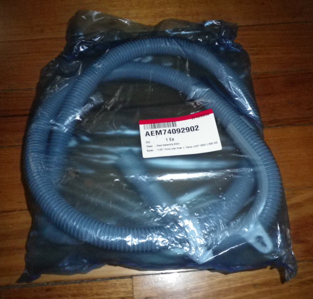 Genuine LG Top Loading Washer Drain Outlet Hose - Part # AEM74092902 ...