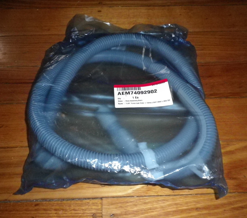 Genuine LG Top Loading Washer Drain Outlet Hose - Part # AEM74092902 ...