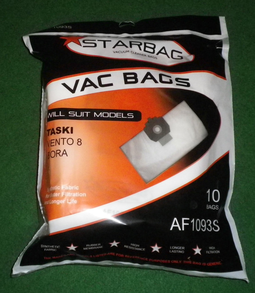 Taski Vento 8 & 15, Bora Synthetic Vacuum Cleaner Bags (Pkt 10) - Part ...