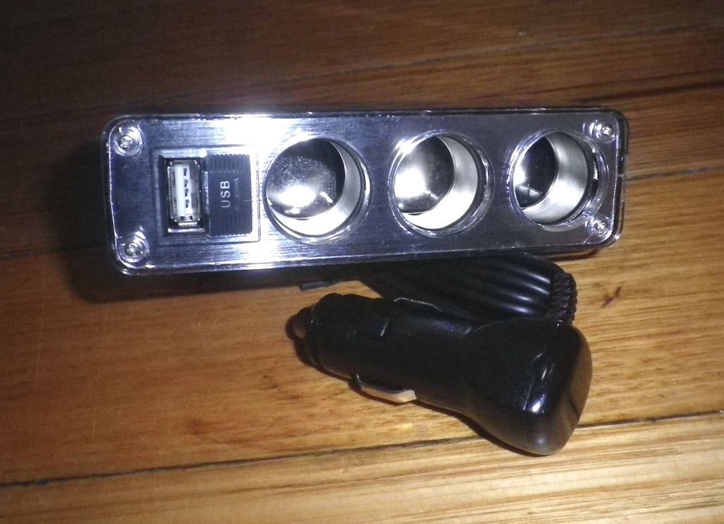 AerPro Triple Car Accessory Socket Adaptor with USB Port - Part # APDC | Allfix Electrical