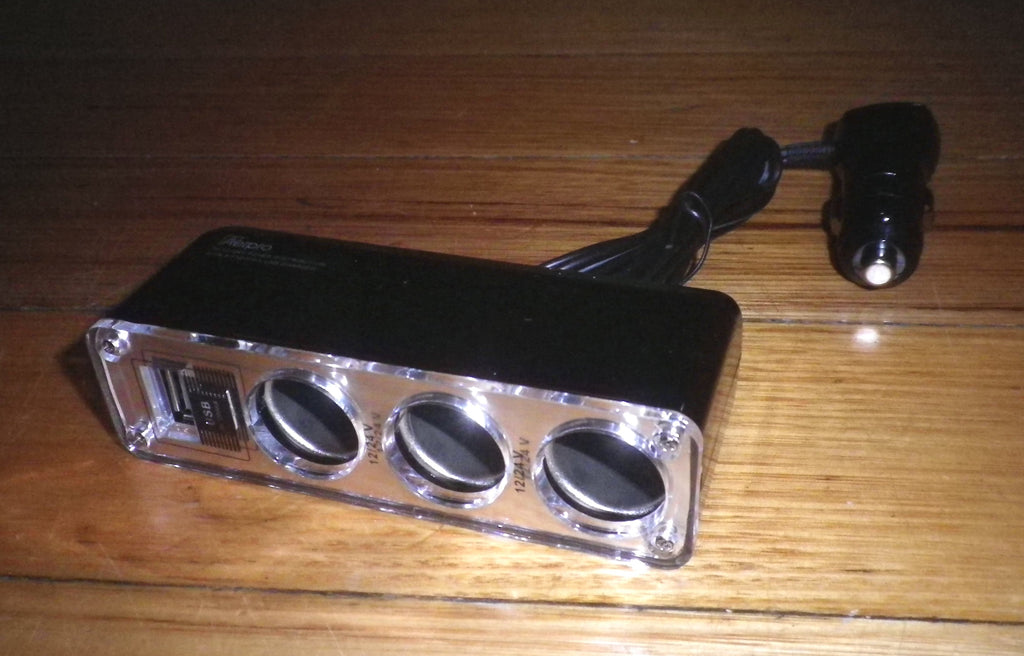 AerPro Triple Car Accessory Socket Adaptor with USB Port - Part # APL3 ...