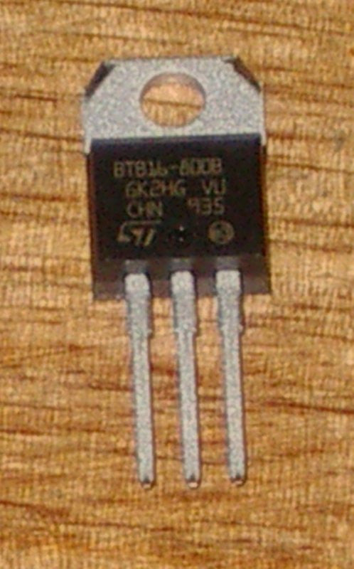 BTB16-800B 800Volt 16A Non-Isolated General Use Triac | Allfix Electrical
