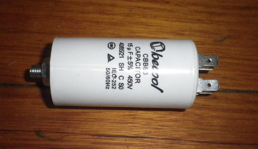 15uF 450Volt Motor Start Run Capacitor - Part # CAP015 | Allfix Electrical