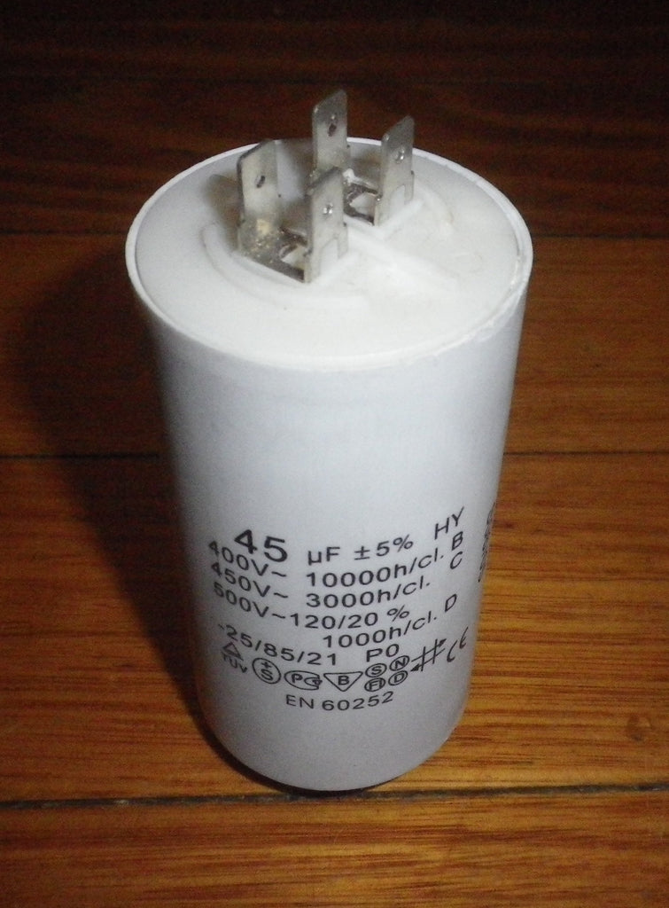 45uF 450Volt Motor Start Capacitor with Stud - Part # CAP045 | Allfix ...