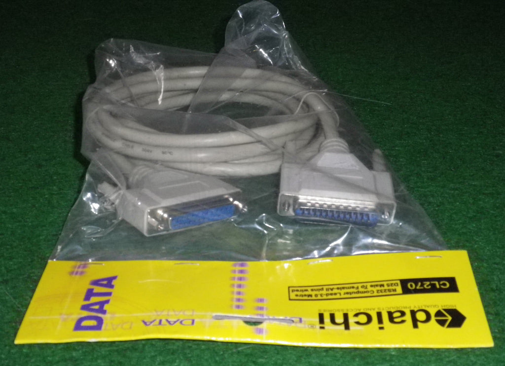 Computer Lead - DB25 Male to DB25 Female Extension Cable - 3.0mtr - Pa ...
