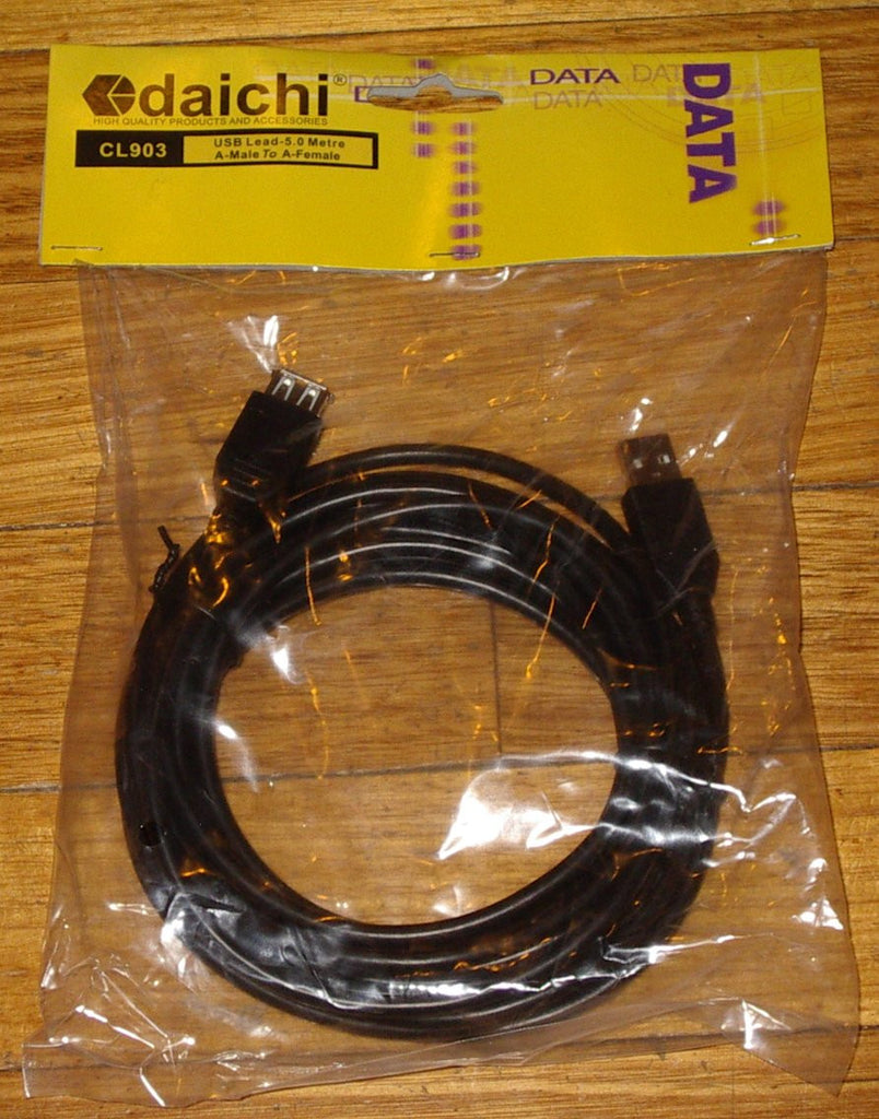 Computer Lead - USB-A Male to USB-A Female - 5metre - Part # CL903 ...