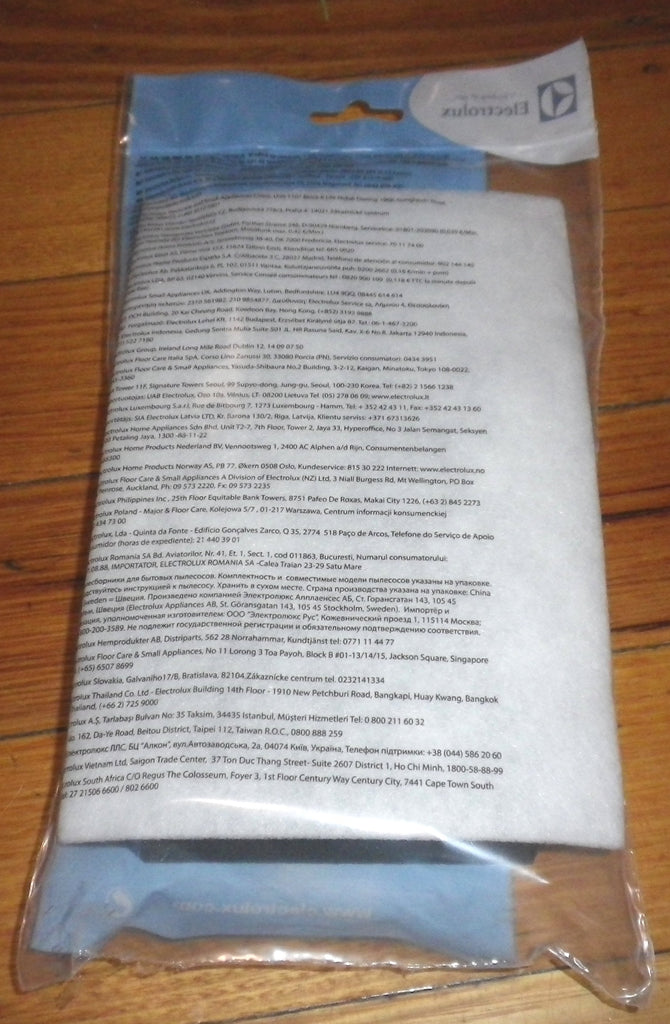 Electrolux SuperCyclone, CycloneXL Series Foam & Motor Filter Kit - Pa ...
