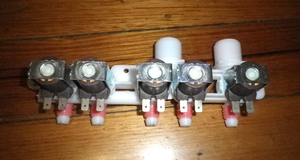 Fisher & Paykel WL8060P1 24Volt 5way Inlet Valve - Part # FP424887P ...