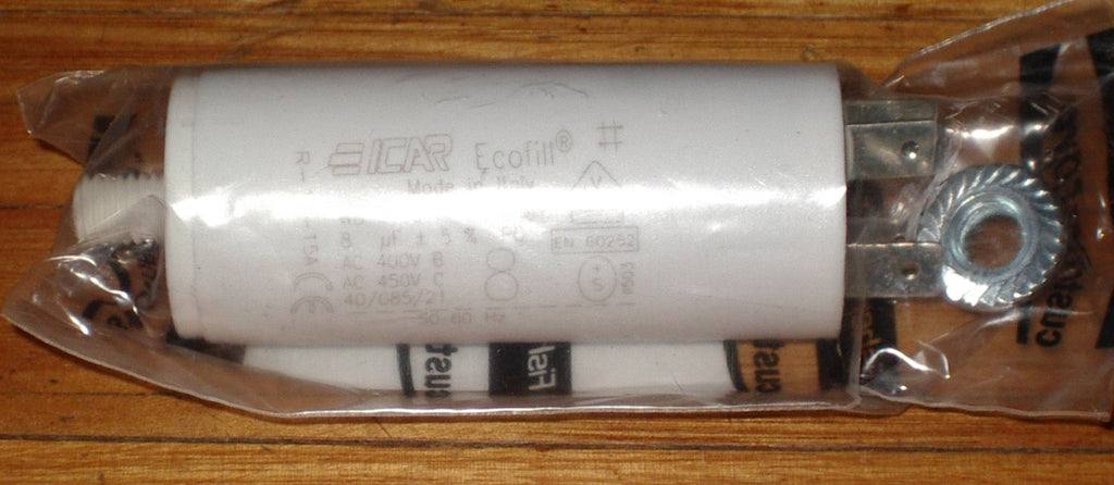 Fisher & Paykel 8uF 400Volt Motor Start Capacitor with Bolt - FP427502 ...