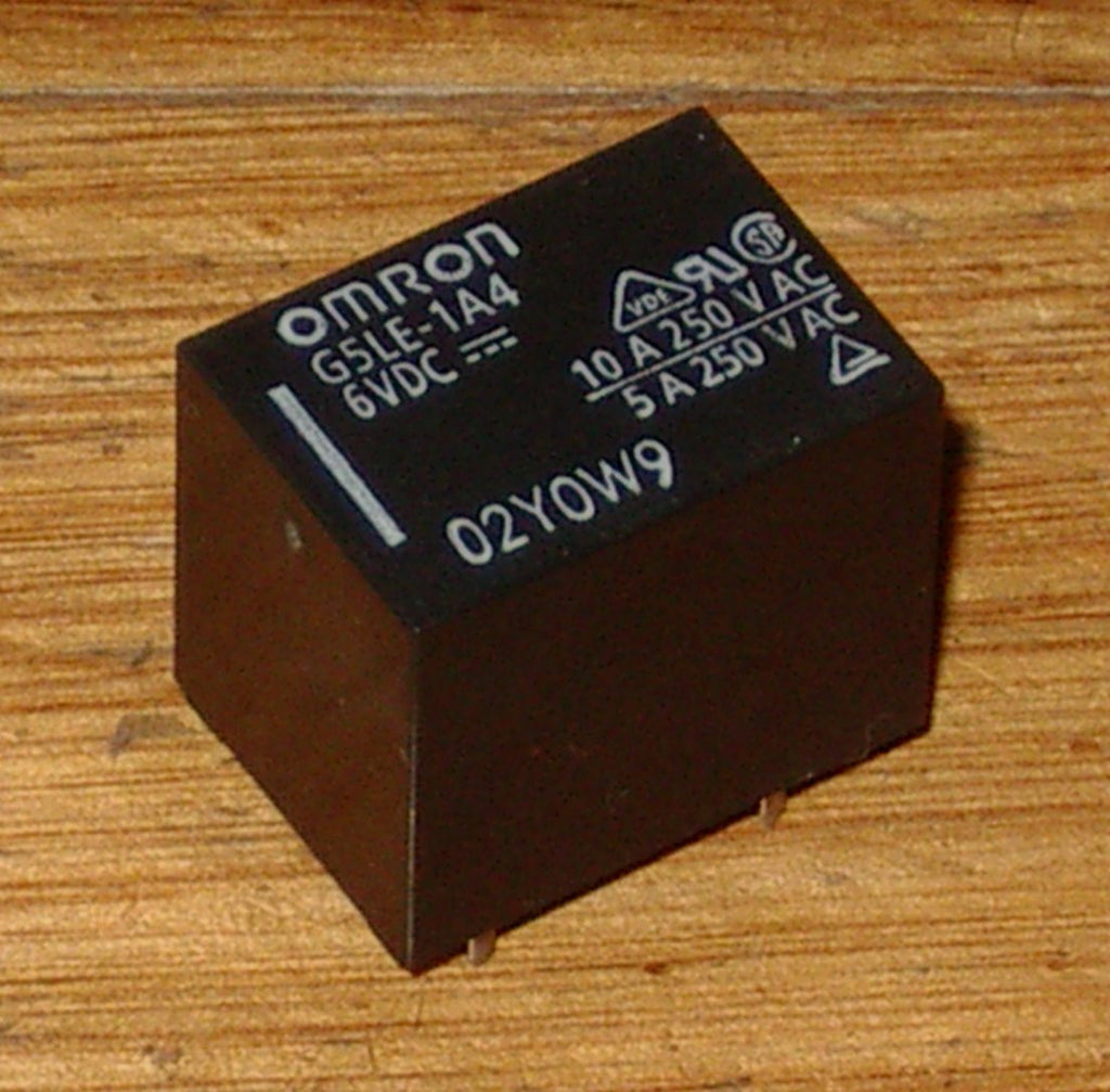 6Volt Relay - SPST 240VAC, 10Amp Contacts suits Blanco Cooktop - Part ...