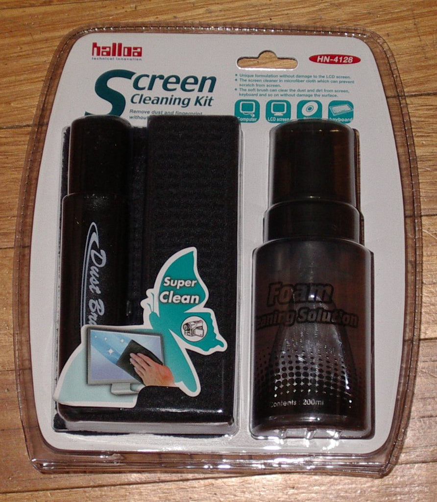 Halloa Computer Screen & CD/DVD Disc Cleaner Kit - Part # HN4128 ...