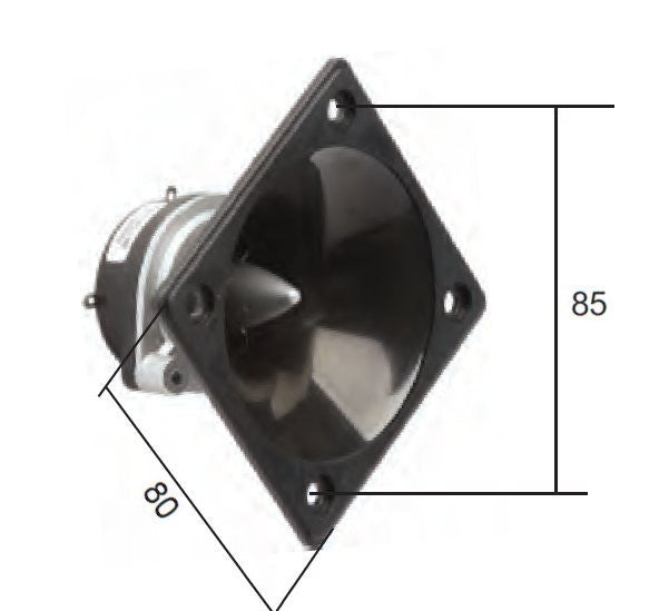 Daichi 100watt (max) Piezo Horn Tweeter Speaker - Part # HT100A ...