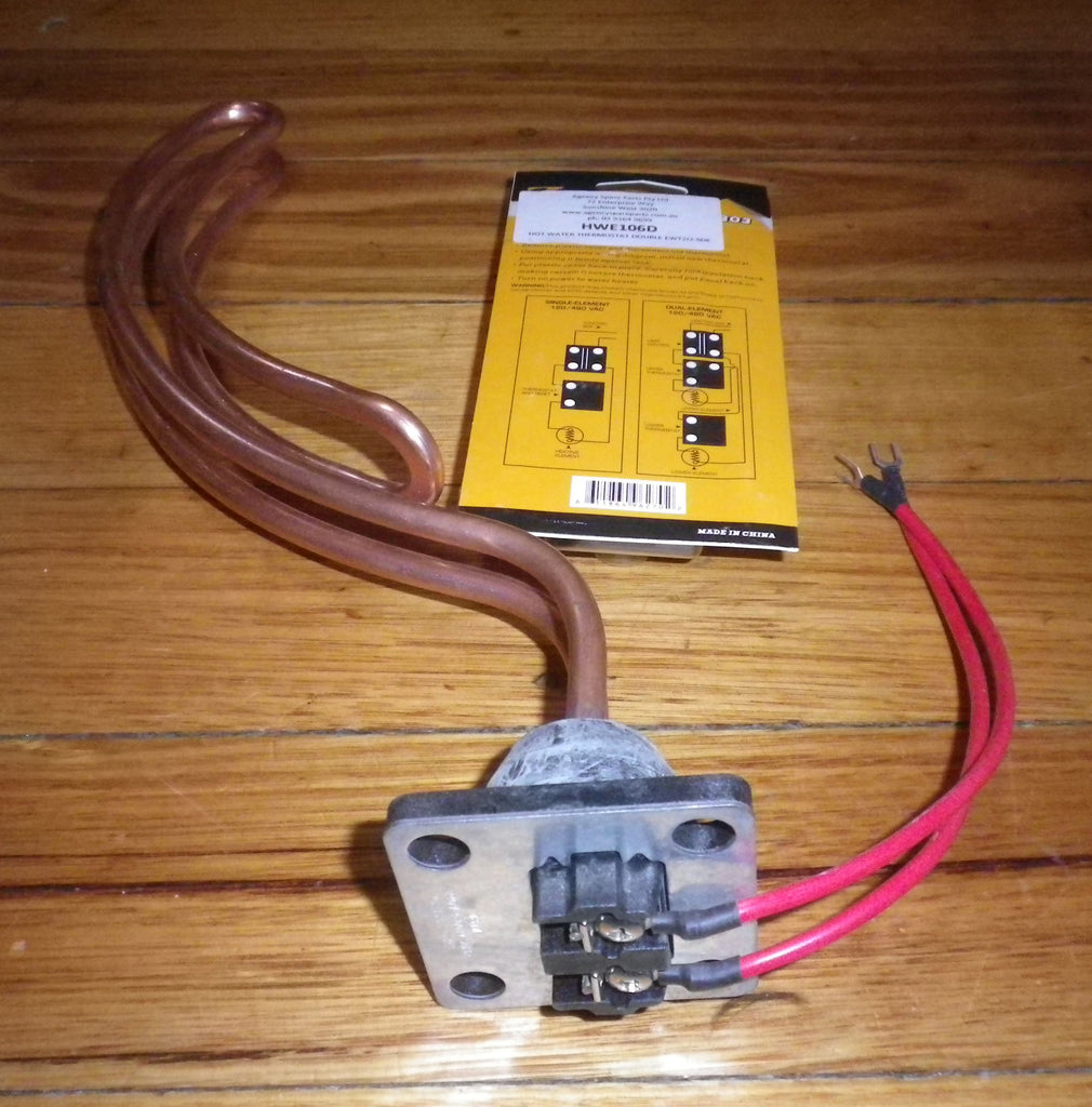 4.8KW 240VAC Bolt-On Sickle Element & Thermostat Kit for Hot Water Sys ...
