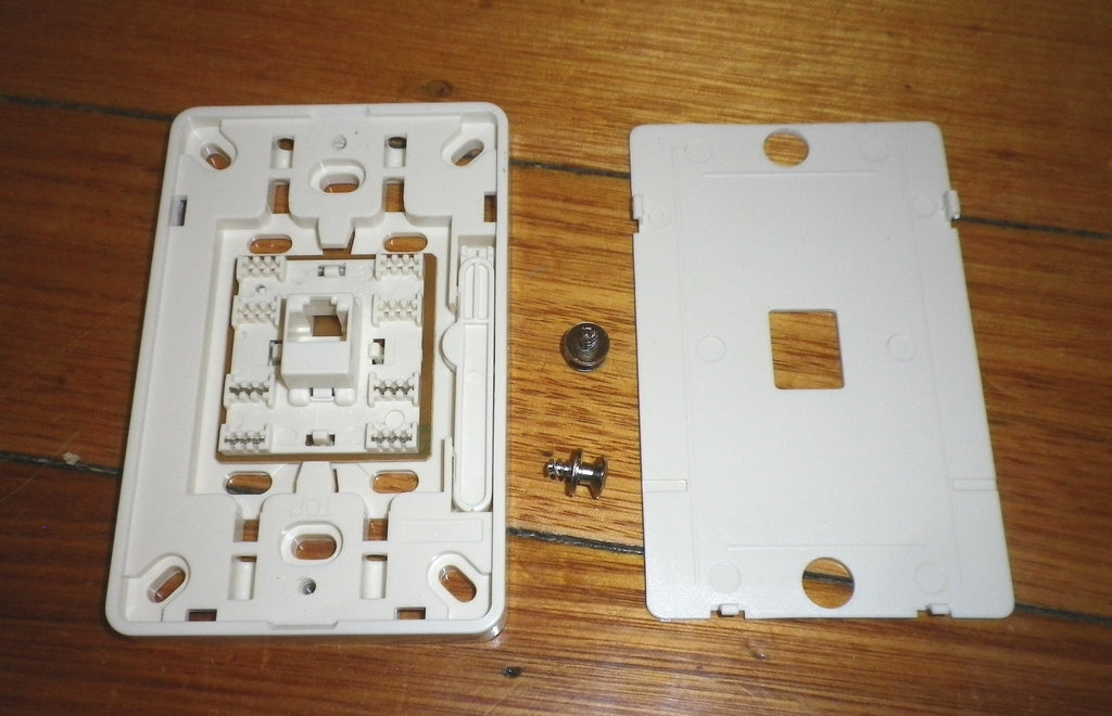 RJ45 8P4C Modular Telephone Wall Socket - Part # MOD84i | Allfix Electrical