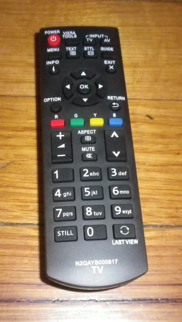 Panasonic LED/LCD CTV Compatible Remote Control - Part # N2QAYB000817 ...