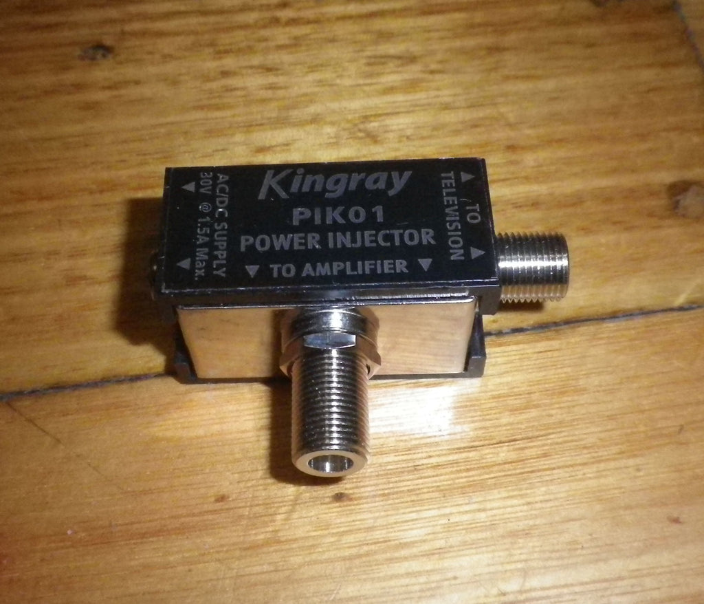 Masthead Amplifier Power Injector with F-Connectors - Part # PIK01 ...